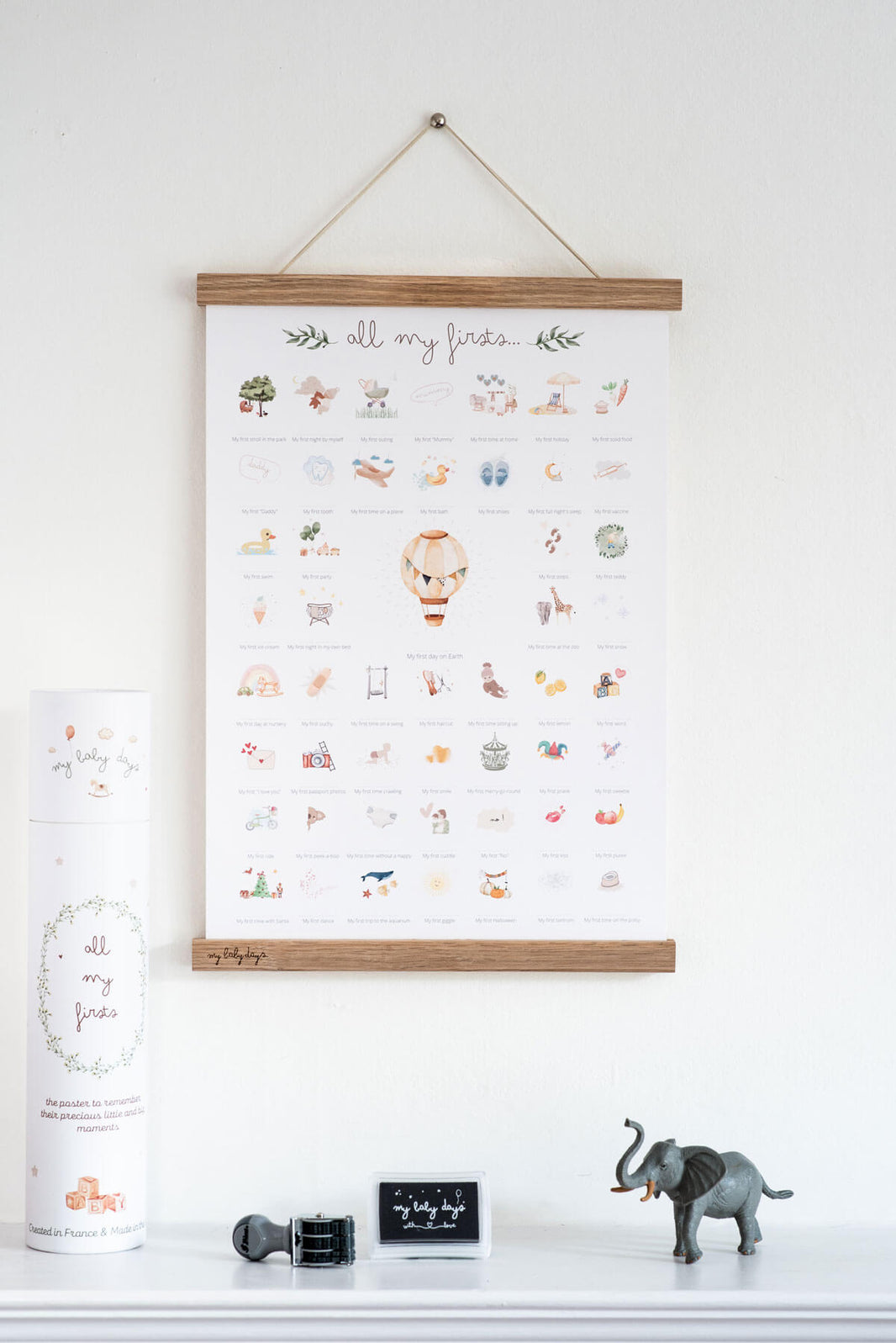 "All My Firsts" Prints | Newborn Baby Gifts – mybabydays.com